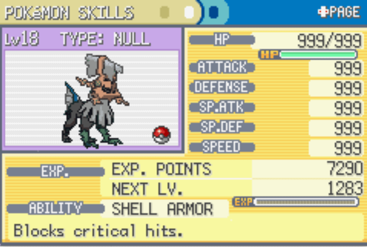 Pokemon Nameless Version Cheats | PokemonCoders