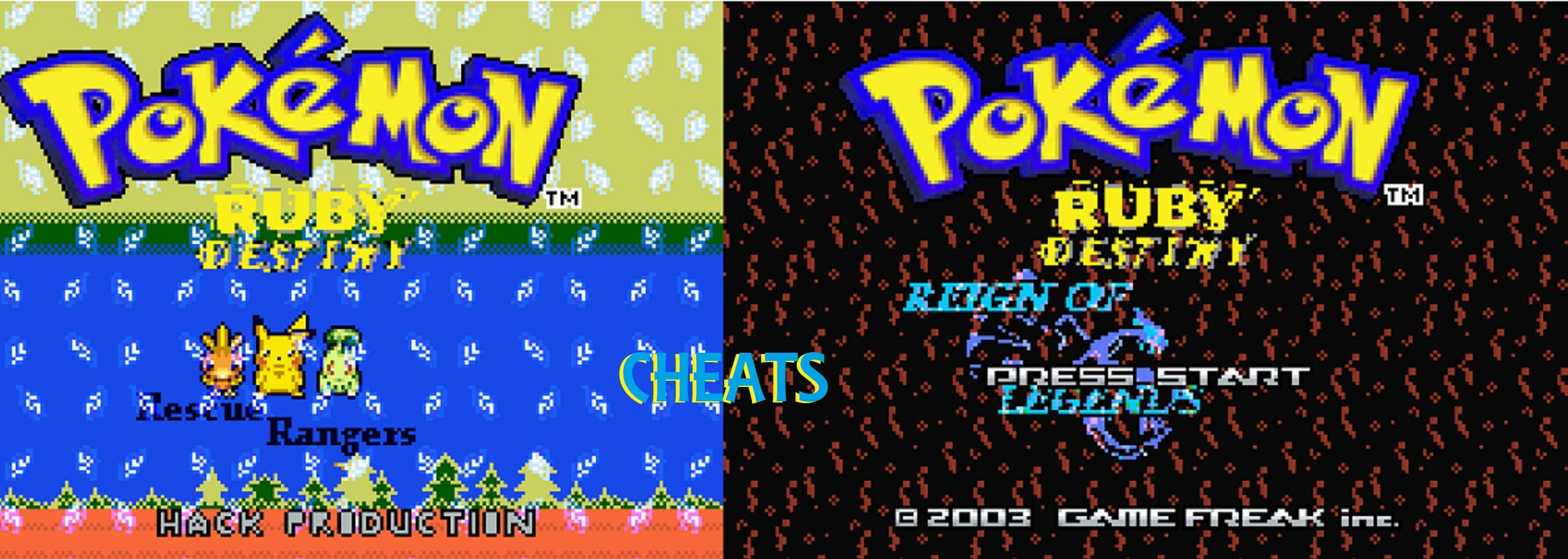 Pokemon Ruby Destiny Cheats | PokemonCoders