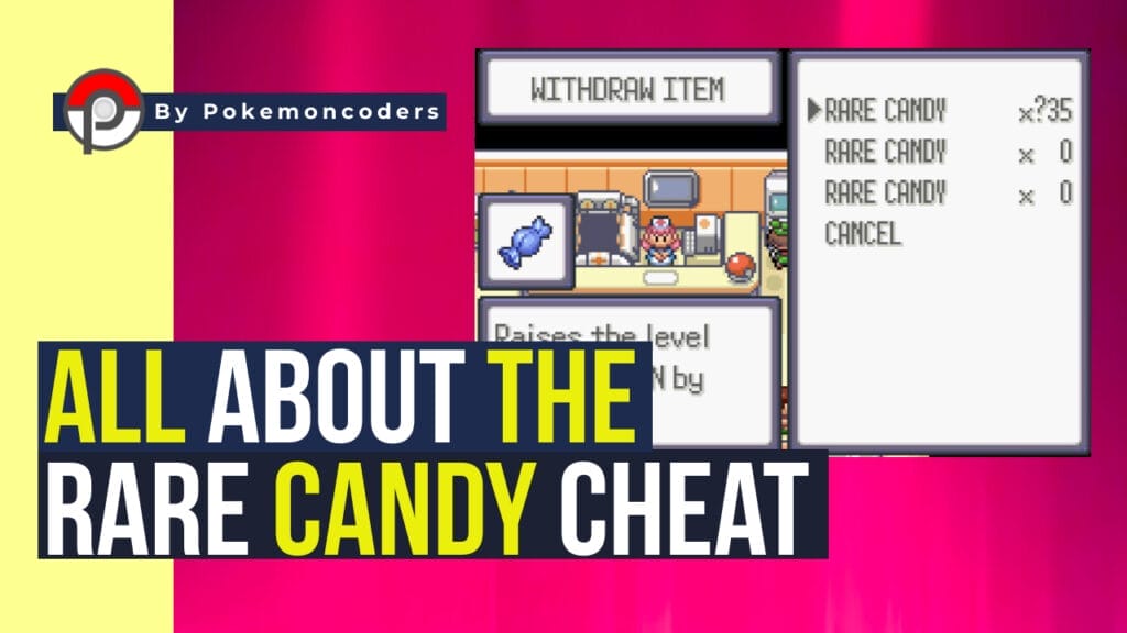 The Rare Candy Cheat In Pokemon Games An In Depth Guide Pokemoncoders