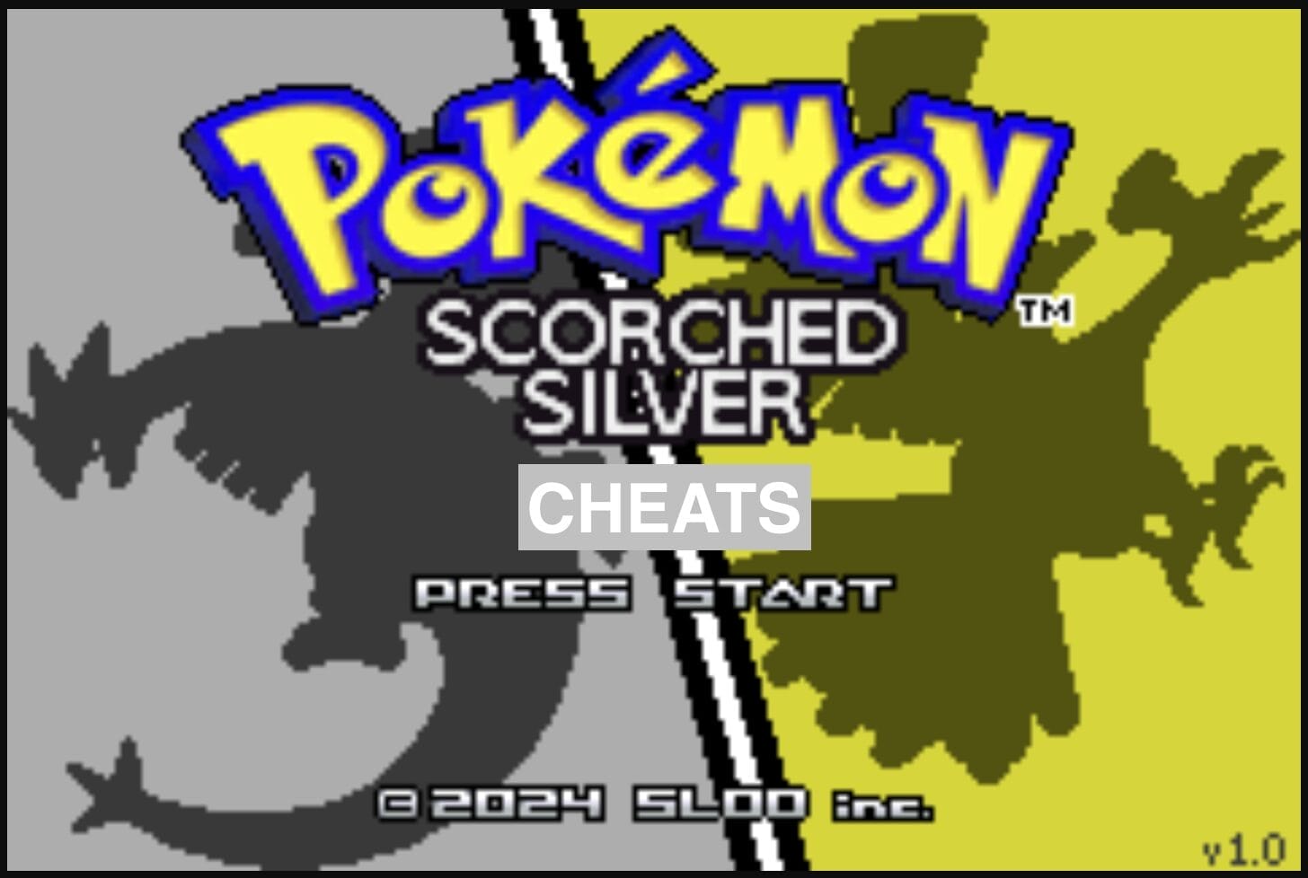 Pokemon Scorched Silver Cheats | PokemonCoders