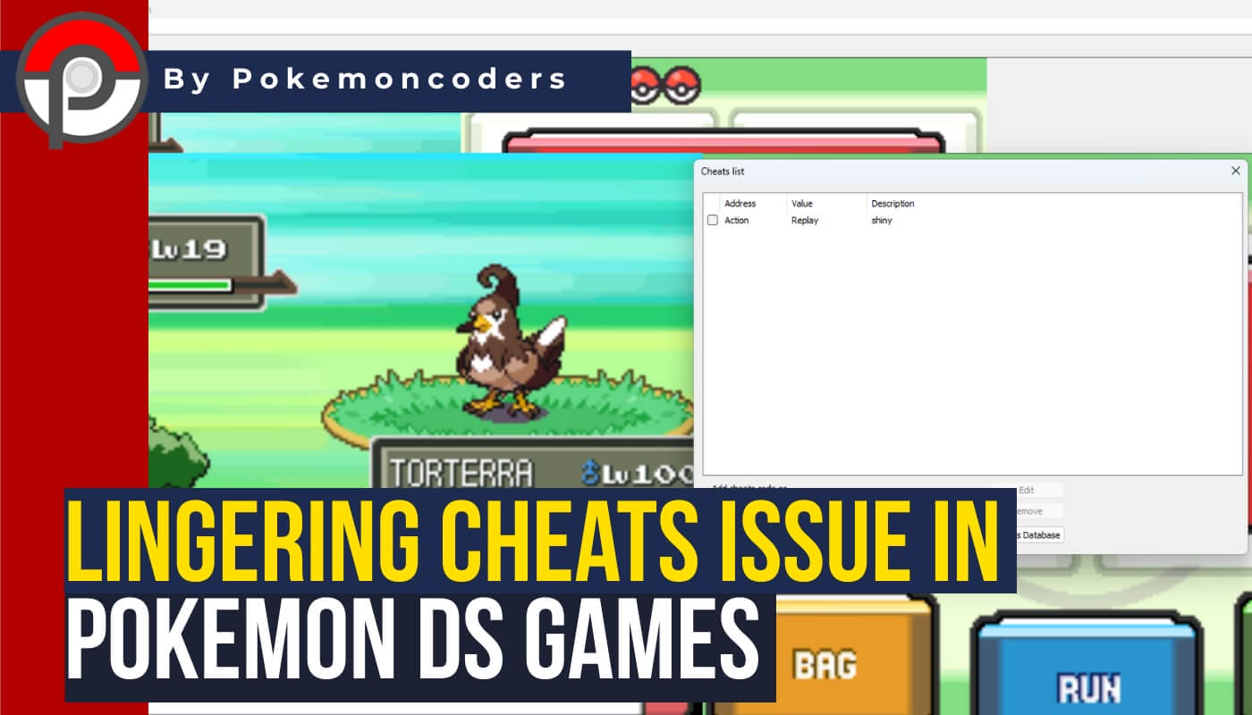 How To Fix Cheats That Stay Active After Disabling In Pokemon DS & ROM Hacks | PokemonCoders