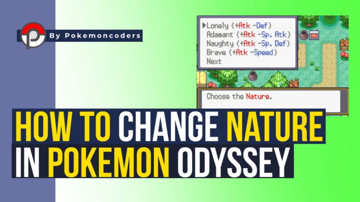 How To Change Nature In Pokemon Odyssey | PokemonCoders