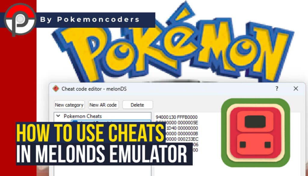 How To Use Cheats In MelonDS | PokemonCoders